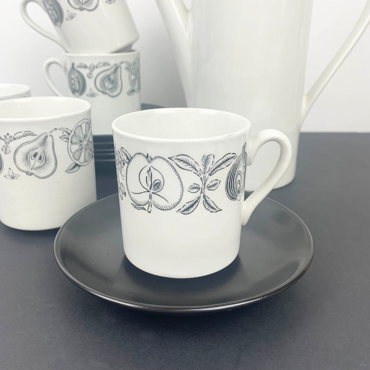Myott 'Silhouette' 1960's coffee set – Feature Furniture & Vintage